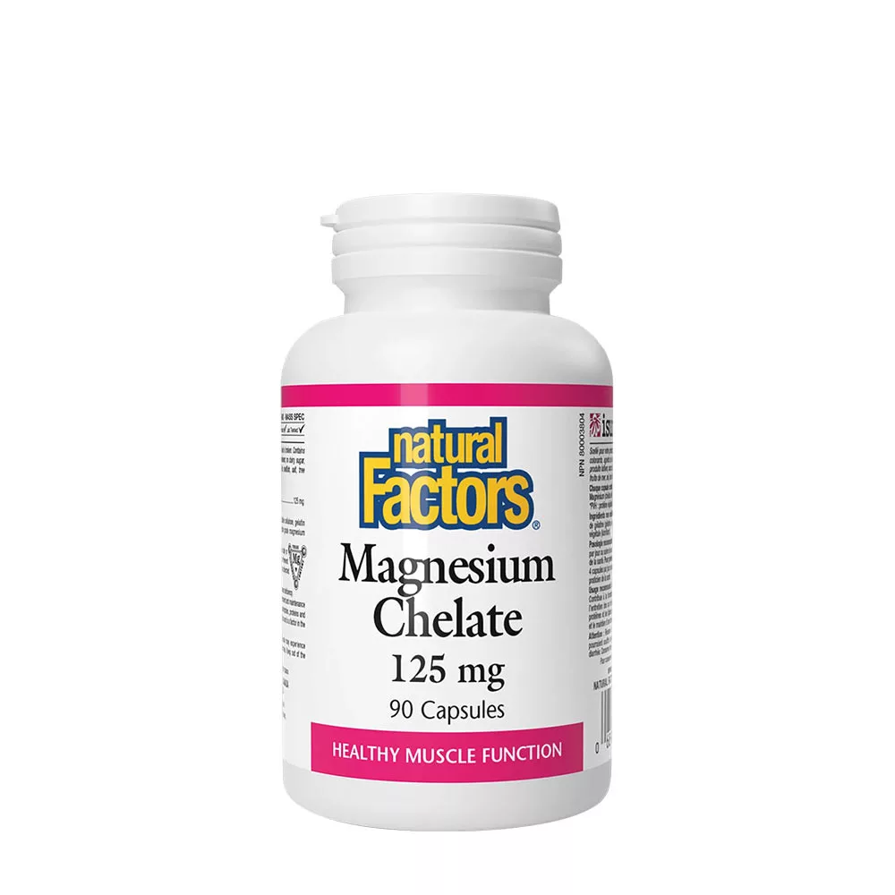 Magnesium Chelate 125 mg (90 Capsules) - Vitamin360 Distribu